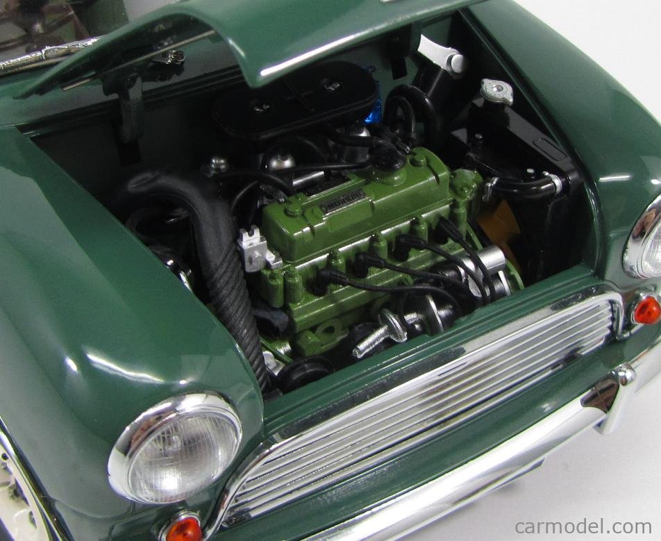SUN-STAR 05304 Scale 1/12 | MORRIS MINI COOPER S 1963 GREEN WHITE