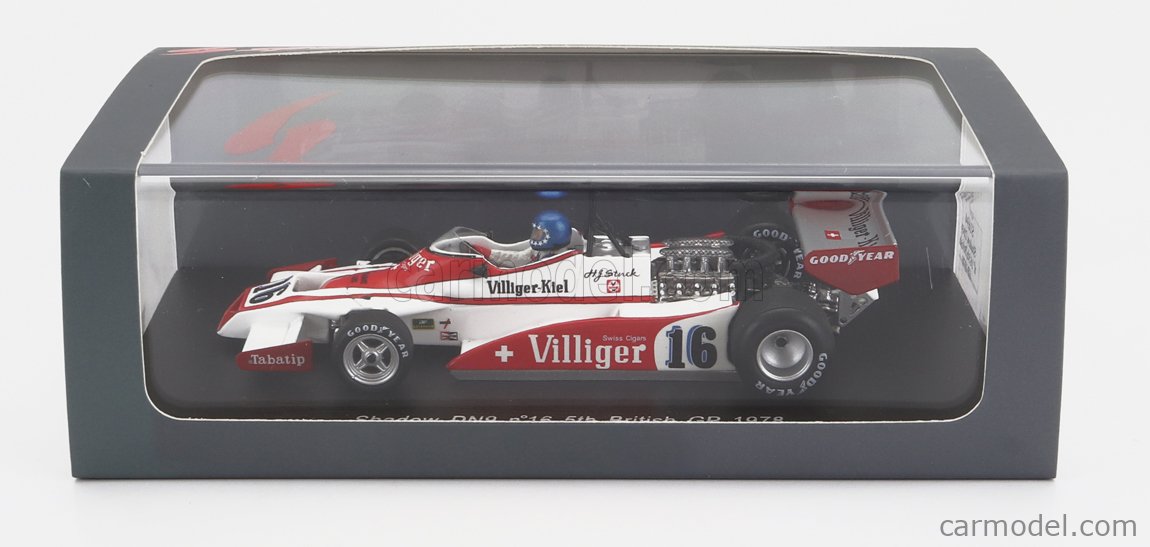 SPARK-MODEL S1694 Scale 1/43 | SHADOW F1 DN9 N 16 BRITISH GP 1978 HANS ...