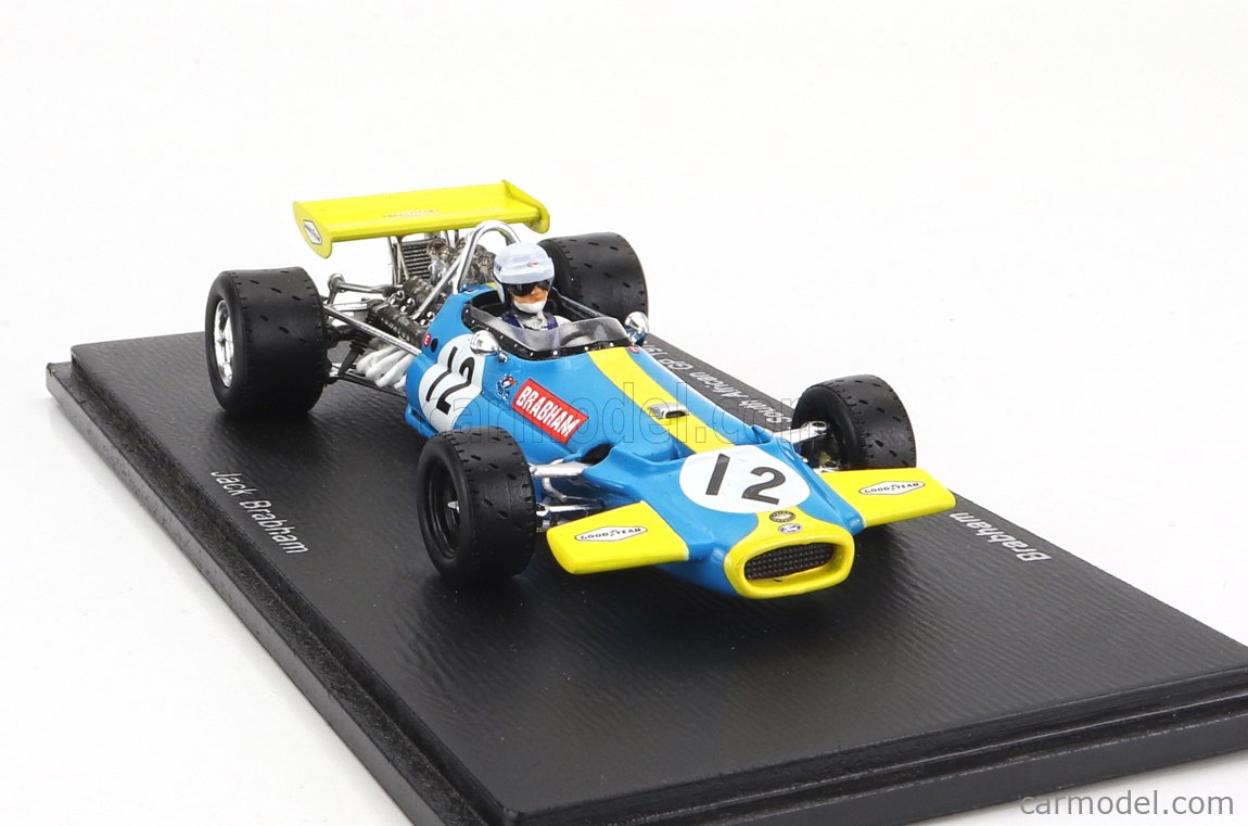 SPARK-MODEL S3508 Scale 1/43 | BRABHAM F1 BT33 N 12 WINNER SOUTH AFRICAN GP 1970 JACK BRABHAM ...