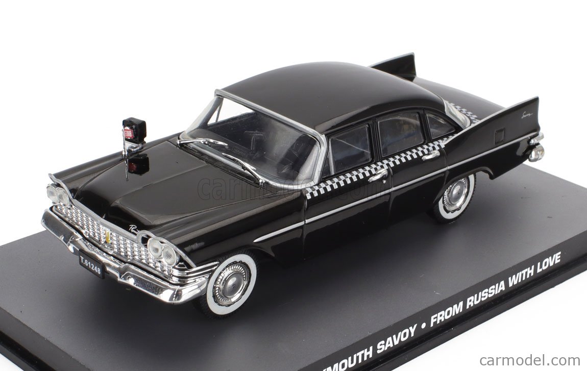 EDICOLA EAGBONDCOL089 Escala 1/43 | PLYMOUTH SAVOY TAXI 1963 - 007 JAMES BOND - FROM RUSSIA WITH ...