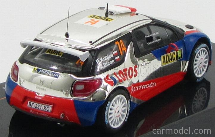 IXO-MODELS RAM539 Scale 1/43 | CITROEN DS3 WRC ADAC N 74 RALLY GERMANY ...