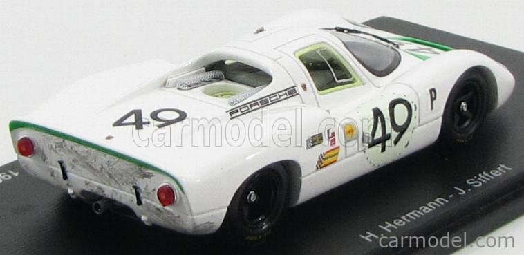 SPARK-MODEL S4161 Scale 1/43 | PORSCHE 907C 2.2L F6 N 49 WINNER 12h ...