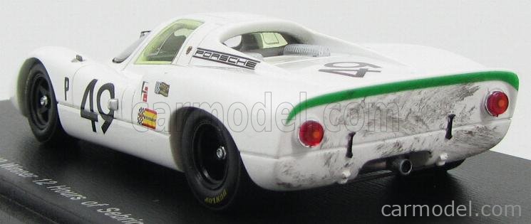 SPARK-MODEL S4161 Scale 1/43 | PORSCHE 907C 2.2L F6 N 49 WINNER 12h ...