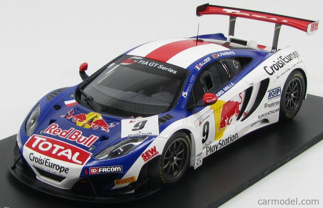 SPARK-MODEL 18SF002 Echelle 1/18 | McLAREN MP4-12C RED BULL TEAM LOEB ...