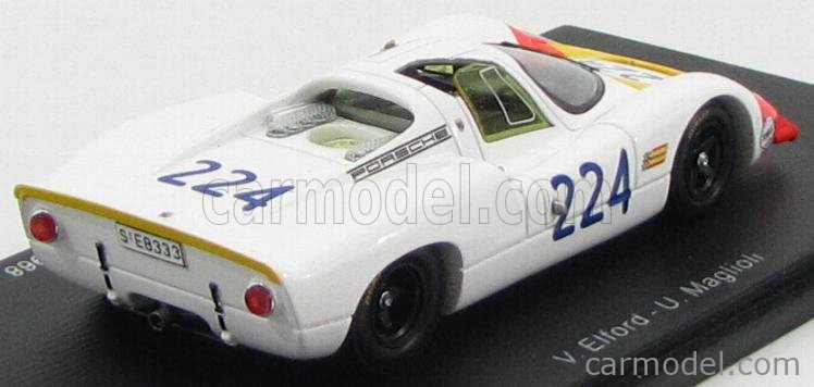 SPARK-MODEL S4160 Scale 1/43 | PORSCHE 907 COUPE N 224 WINNER TARGA ...