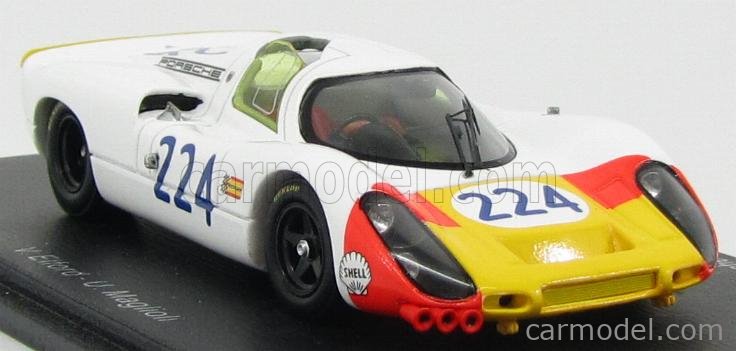 SPARK-MODEL S4160 Scale 1/43 | PORSCHE 907 COUPE N 224 WINNER TARGA ...