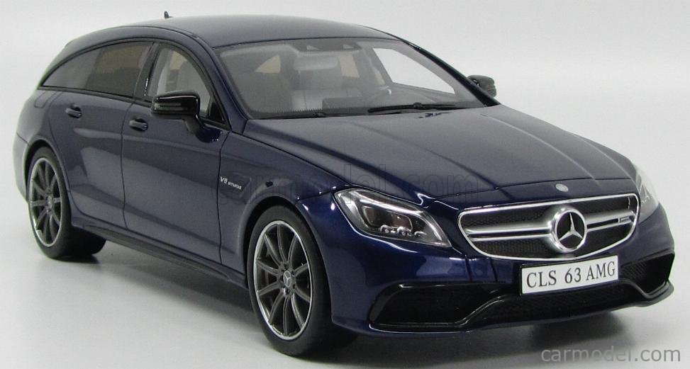 GT-SPIRIT GT040 Scale 1/18 | MERCEDES BENZ CLS-CLASS CLS63 AMG SHOOTING BRAKE 2014 BLUE MET