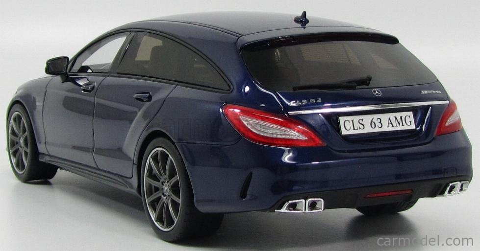 GT-SPIRIT GT040 Scale 1/18 | MERCEDES BENZ CLS-CLASS CLS63 AMG SHOOTING BRAKE 2014 BLUE MET