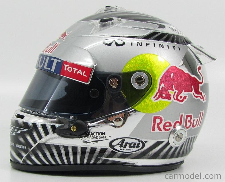 MINICHAMPS 321120201 Escala 1/2 | ARAI HELMET F1 RED BULL BRAZIL GP ...