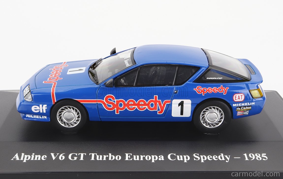 EDICOLA A&RSCHG057 Scale 1/43 | RENAULT ALPINE V6 GT TURBO N 1 EUROPA ...