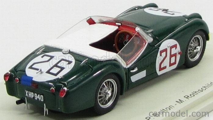 SPARK-MODEL S1396 Scale 1/43 | TRIUMPH TR3S SPIDER TEAM STANDARD ...
