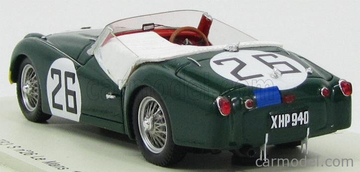 SPARK-MODEL S1396 Scale 1/43 | TRIUMPH TR3S SPIDER TEAM STANDARD ...