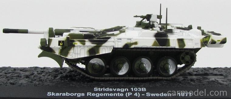 EDICOLA BLINDCOMBAT032 Scale 1/72 | BOFORS AB TANK STRIDSVAGN 103B ...