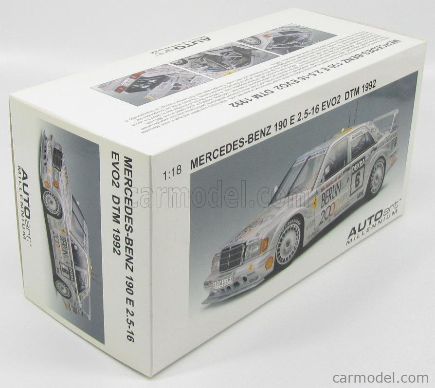 AUTOART 89231 Scale 1/18 | MERCEDES BENZ 190E 2.5 16V EVO2 BERLIN 2000 ...