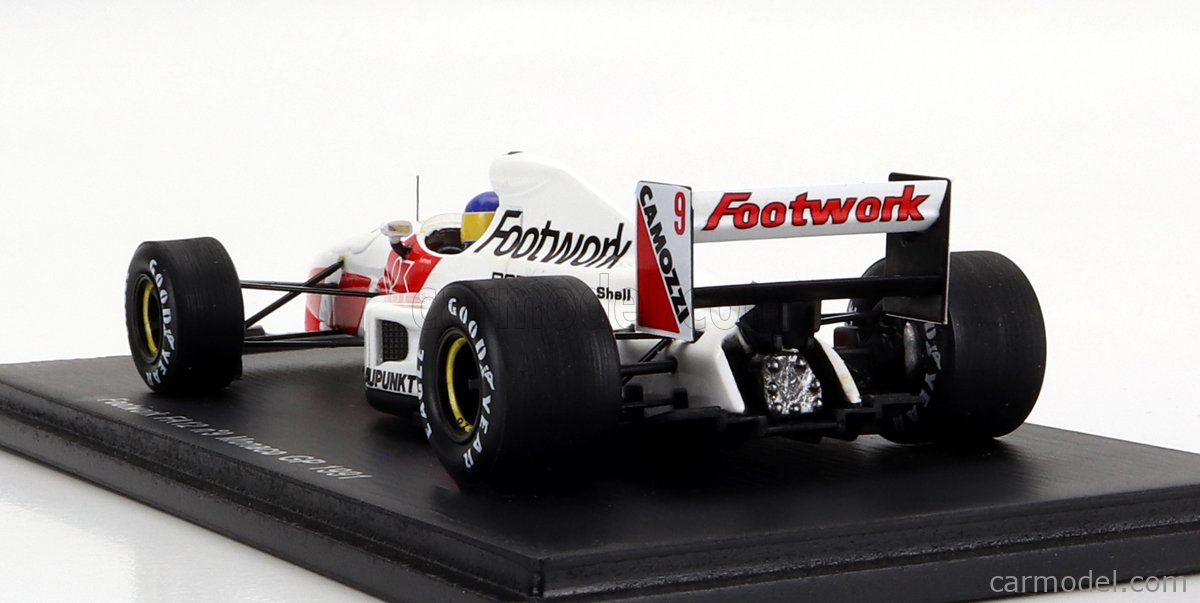 SPARK-MODEL S3980 Scale 1/43 | FOOTWORK F1 FA12 N 9 MONACO GP 1991 ...