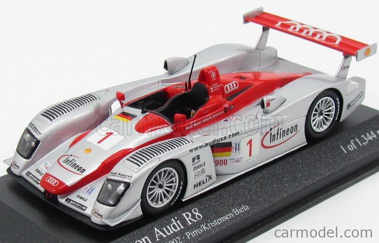 MINICHAMPS 400021391 Echelle 1/43 | AUDI AUDI R8 N 1 12h SEBRING 2002 ...