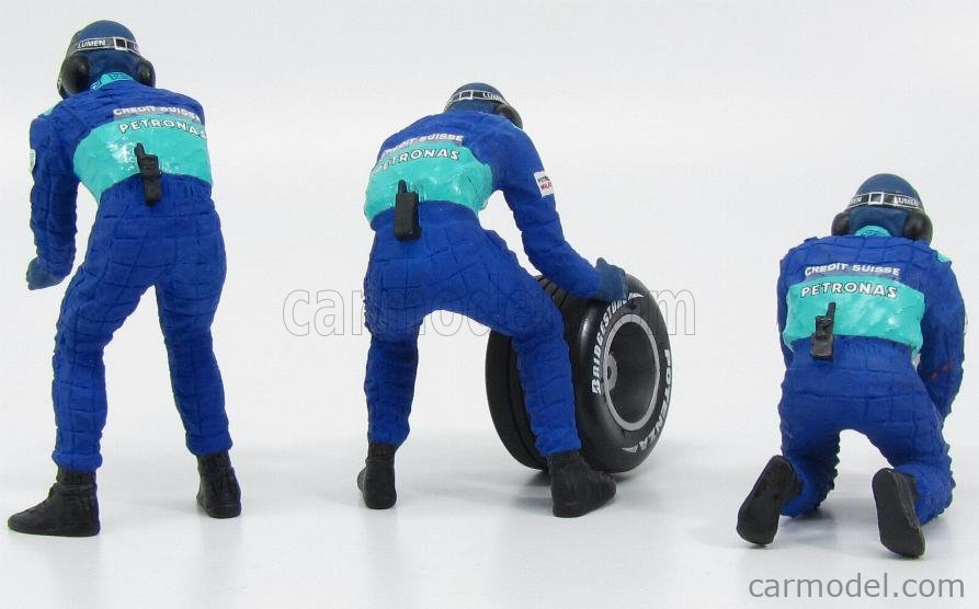 MINICHAMPS 318100033 Scale 1/18 | FIGURES F1 PIT-STOP SAUBER 2002 ...
