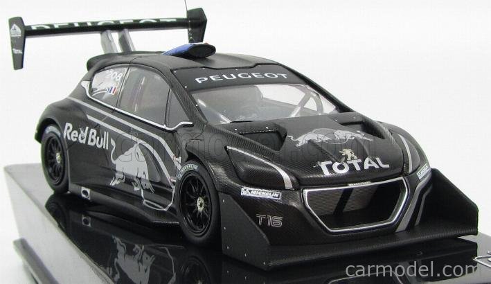 IXO-MODELS RAM562 Scale 1/43 | PEUGEOT 208 T16 RED BULL N 0 RALLY PIKES ...