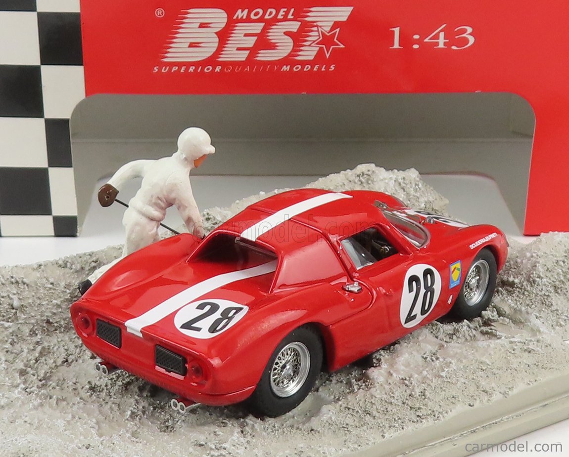 BEST-MODEL 9608 Scala 1/43 | FERRARI 250LM 3.3L V12 N 28 TEST 24h LE ...