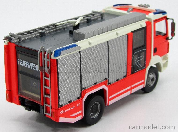 WIKING 0431 Scale 1/43 | MAN 16T TRUCK FIRE ENGINE FEUERWEHR 2003 RED ...