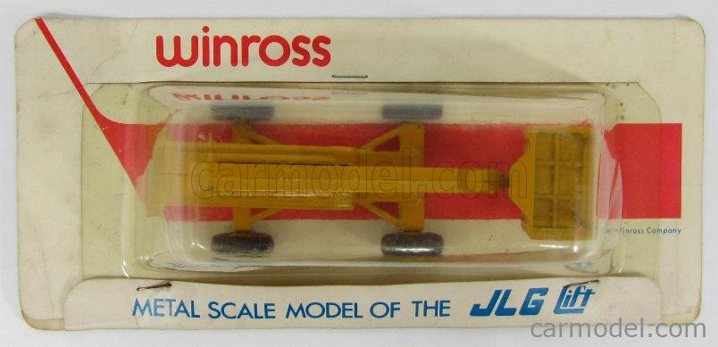 WINROSS 1 Echelle 1/50 | JLG LIFT - ELEVATORE CON CESTELLO YELLOW