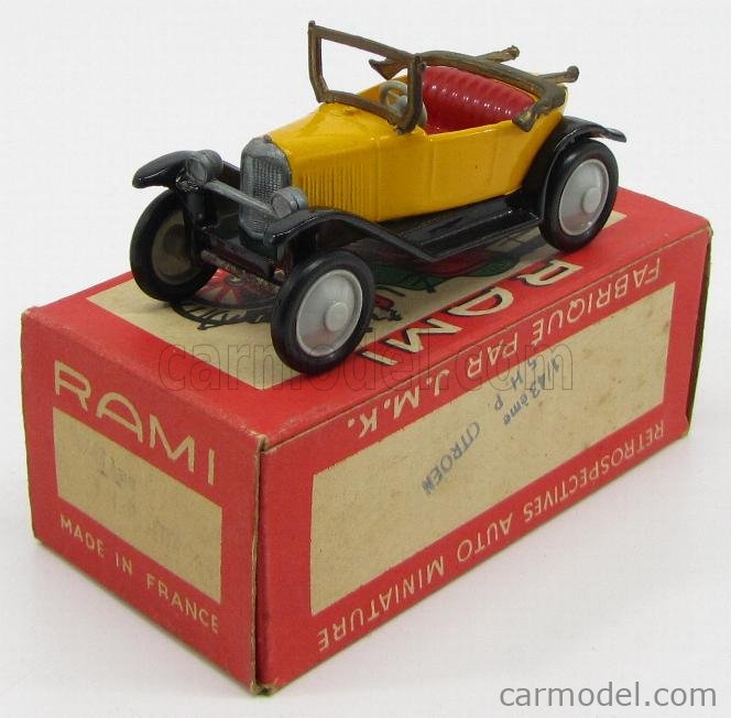 RAMI 81853 Scale 1/43 | CITROEN 5HP YELLOW BLACK