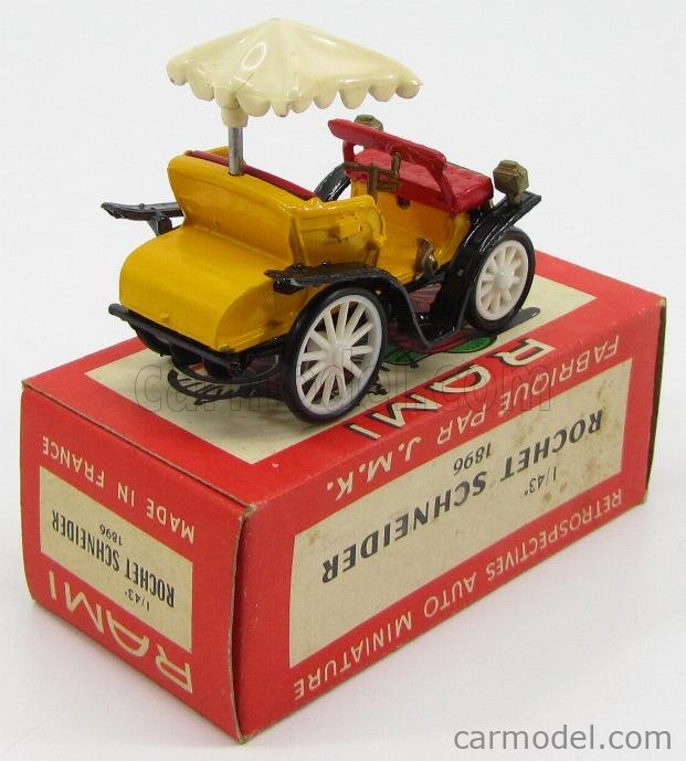 RAMI 81861 Masstab: 1/43 | ROCHET-SCHNEIDER 1896 YELLOW BLACK