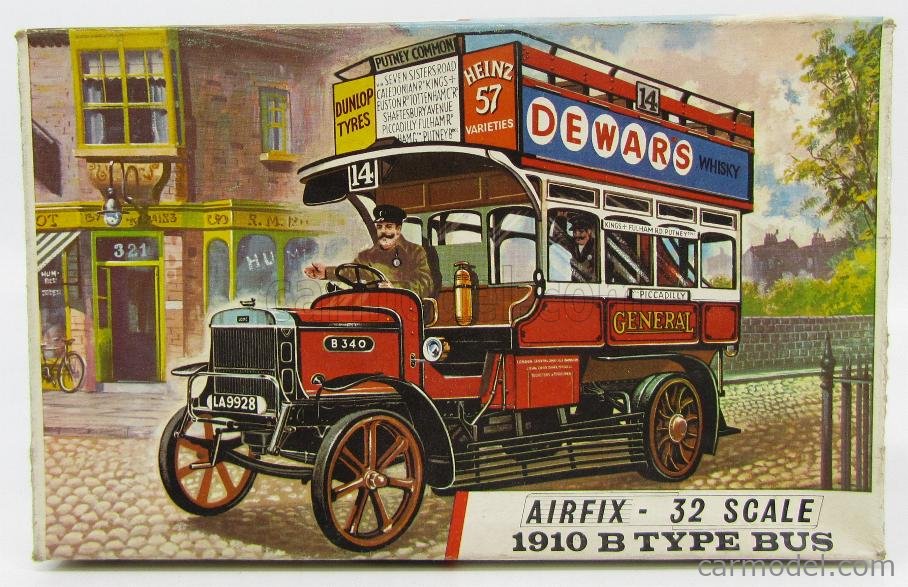 AIRFIX 0571 Escala 1/32 | LGOC B-TYPE LONDON BUS - AUTOBUS 1910 ...