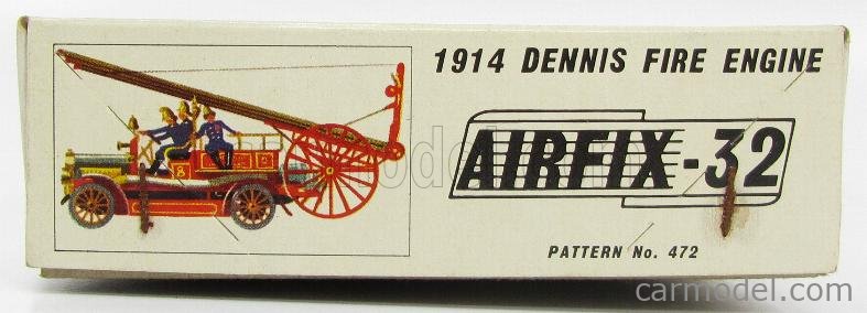 AIRFIX 0472 Scale 1/32 | DENNIS TRUCK FIRE ENGINE WITH SCALA 1914 ...
