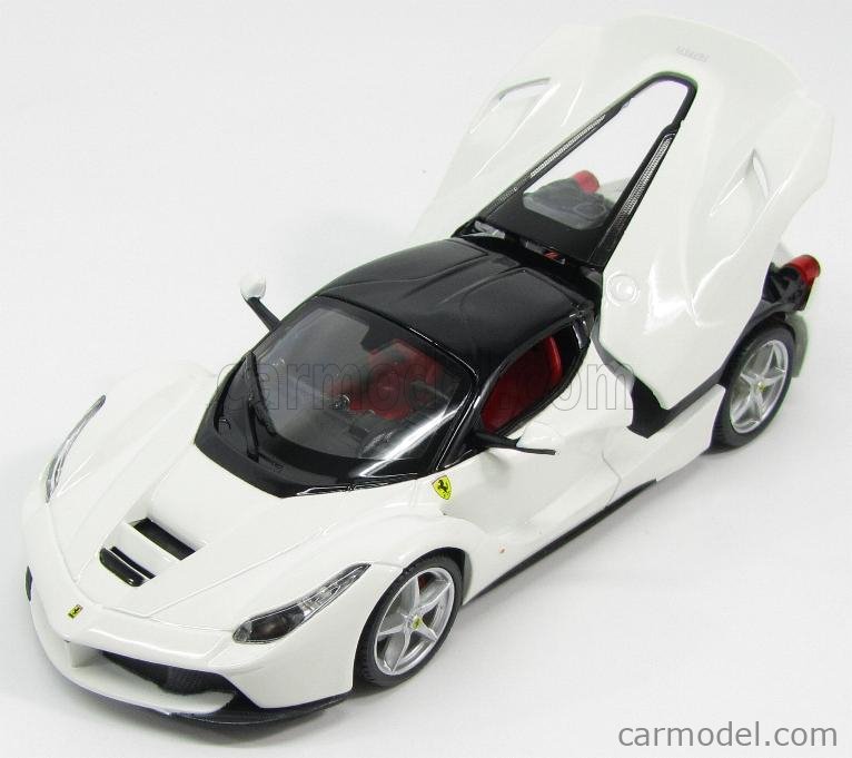 BURAGO 18-26001WH Scale 1/24 | FERRARI LAFERRARI 2013 WHITE