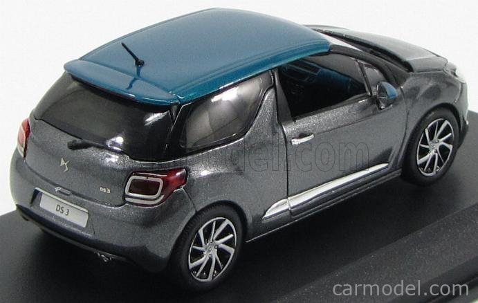 NOREV 155297 Scale 1/43 | CITROEN DS3 2015 GREY GREEN