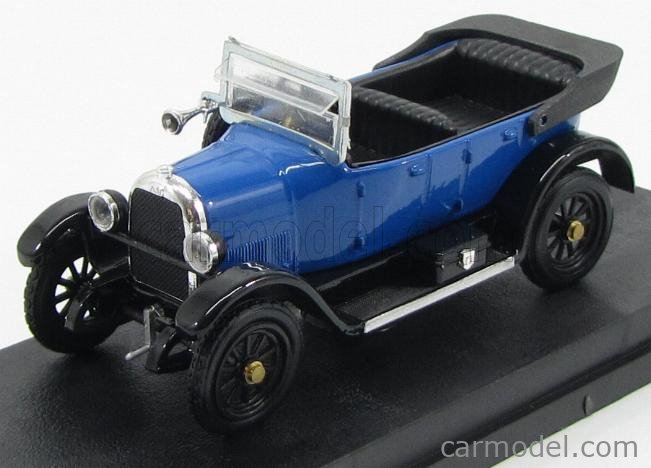 RIO-MODELS 3 Scale 1/43 | FIAT 501 TORPEDO SPORT 1918 BLUE BLACK