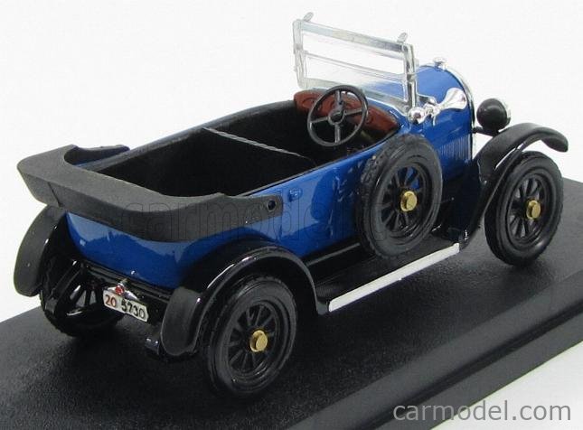 RIO-MODELS 3 Scale 1/43 | FIAT 501 TORPEDO SPORT 1918 BLUE BLACK