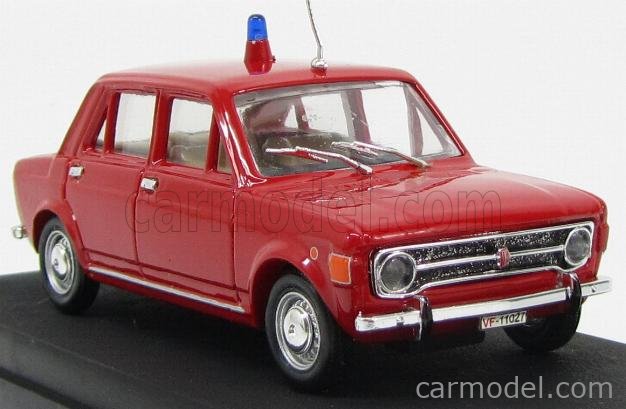 RIO-MODELS SL089 Scale 1/43 | FIAT 128 VIGILI DEL FUOCO 1970 RED