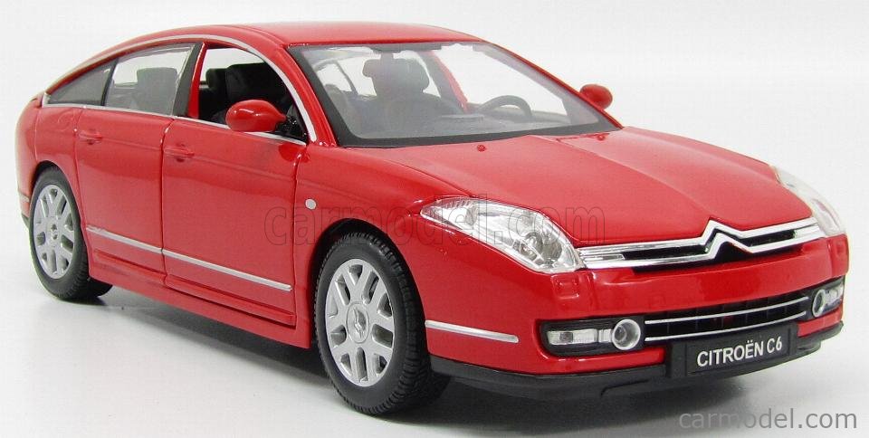 BURAGO 12073R Scala 1/18 | CITROEN C6 2006 RED