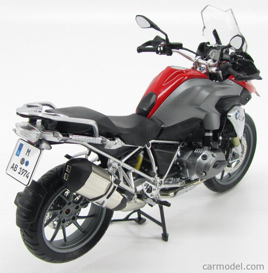 PARAGON-MODELS 80432361588 Scale 1/12 | BMW R1200GS 2013 RED BLACK SILVER