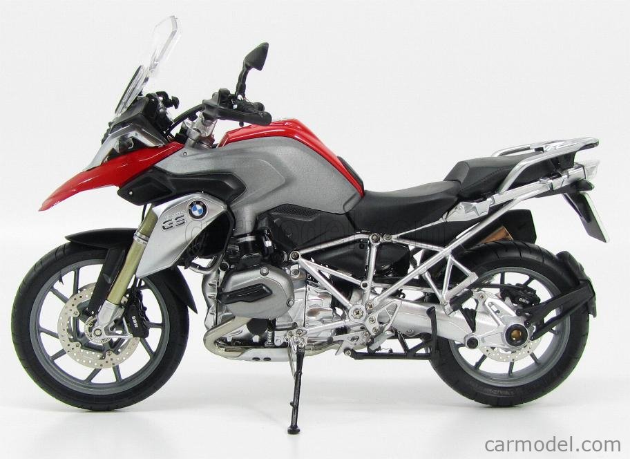 PARAGON-MODELS 80432361588 Scale 1/12 | BMW R1200GS 2013 RED BLACK SILVER
