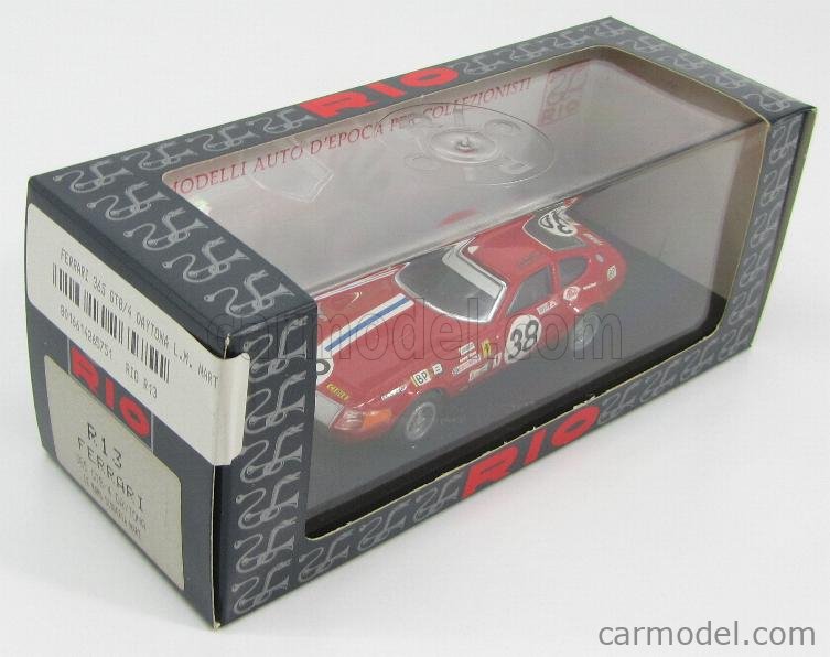 RIO-MODELS R13 Scale 1/43 | FERRARI 365 GTB/4 4.4L V12 TEAM NORTH ...