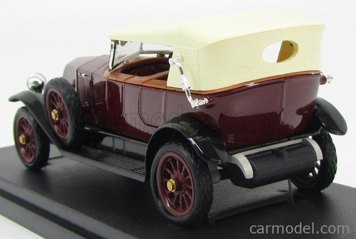RIO-MODELS 52 Echelle 1/43 | RENAULT 40CV TORPEDO 1923 BORDEAUX BLACK CREAM