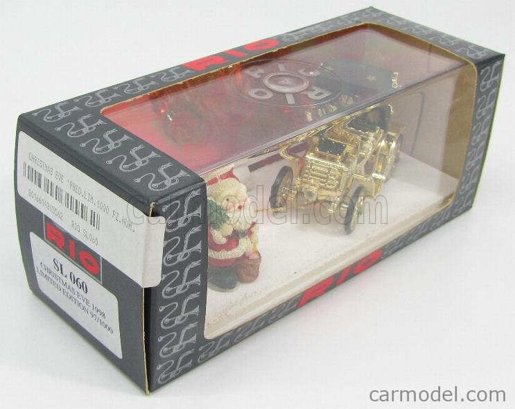 RIO-MODELS SL060 Scale 1/43 | FIAT 8 CV 1901 - CHRISTMAS EVE MODEL 1998 - WITH FIGURES BABBO ...