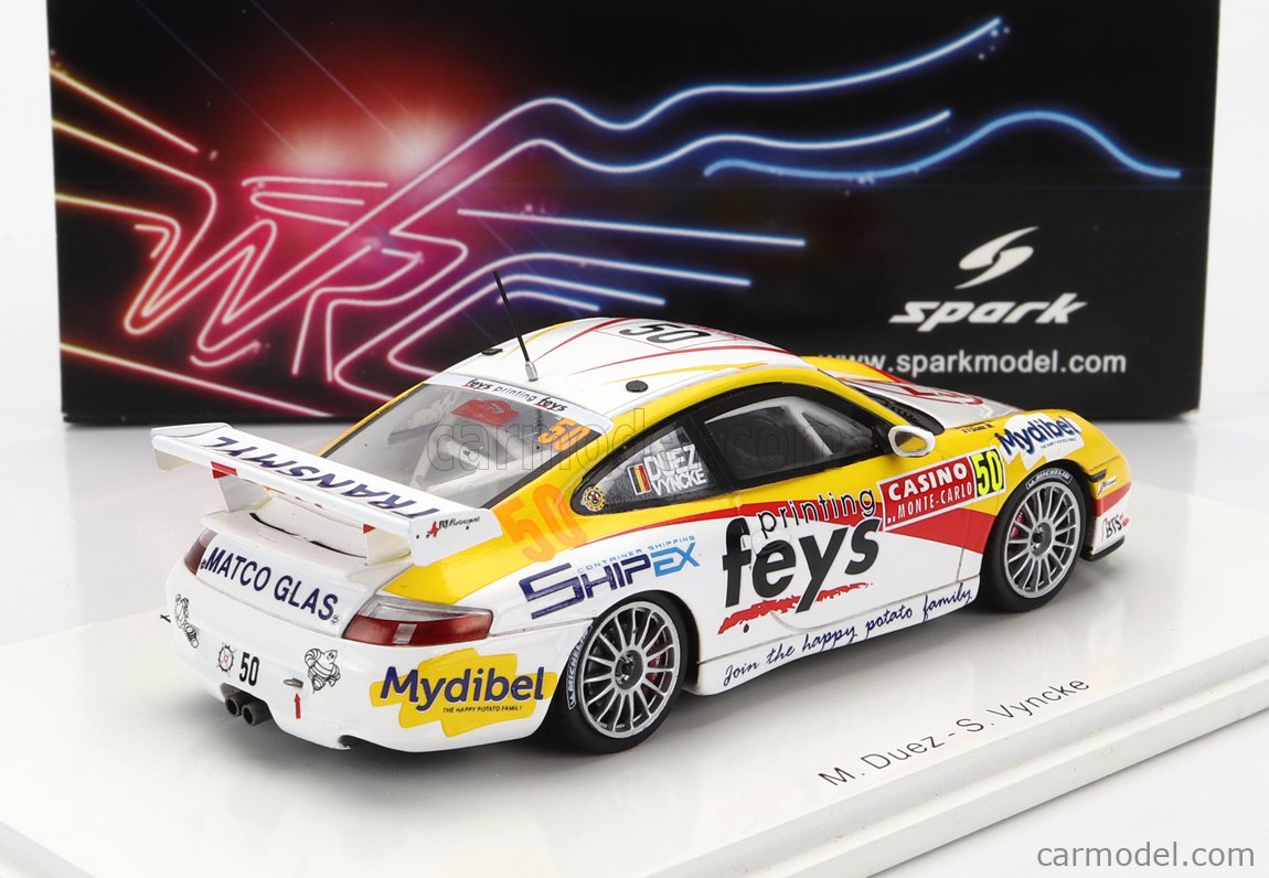 SPARK-MODEL S3797 Scale 1/43 | PORSCHE 911 996 GT3 N 50 RALLY ...
