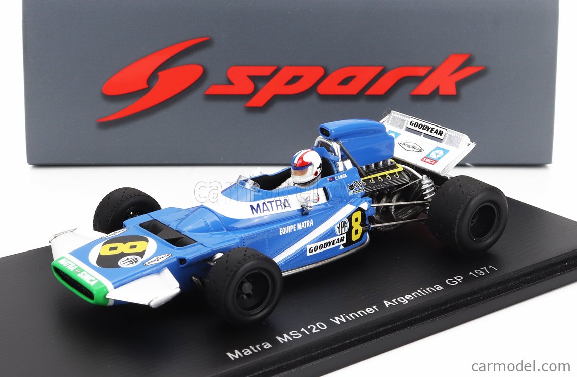 SPARK-MODEL S1592 Scale 1/43 | MATRA SIMCA F1 MS120 N 8 WINNER ...