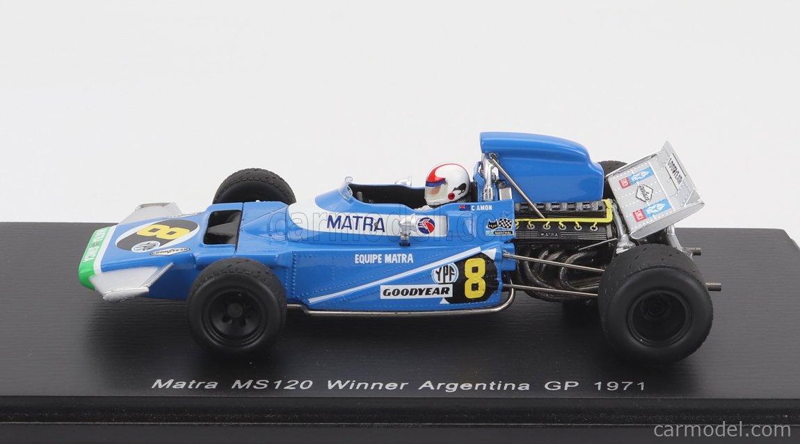 SPARK-MODEL S1592 Scale 1/43 | MATRA SIMCA F1 MS120 N 8 WINNER ...