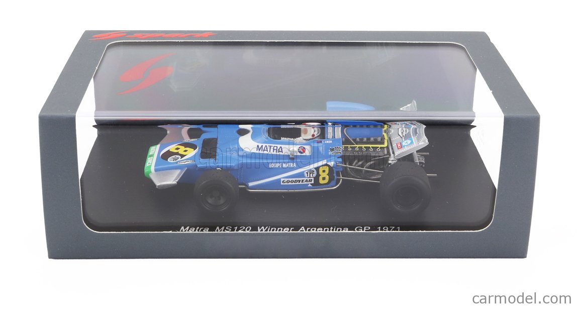SPARK-MODEL S1592 Scale 1/43 | MATRA SIMCA F1 MS120 N 8 WINNER ...