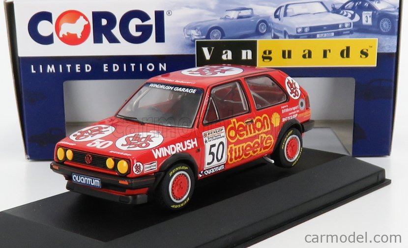 VANGUARDS VA13603 Scale 1/43 | VOLKSWAGEN GOLF MKII TEAM DEMON TWEEKS N ...