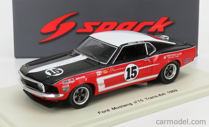 SPARK-MODEL S2642 Scale 1/43 | FORD USA MUSTANG COUPE CLUBS RACING TEAM N 15 TRANS-AM SEASON ...