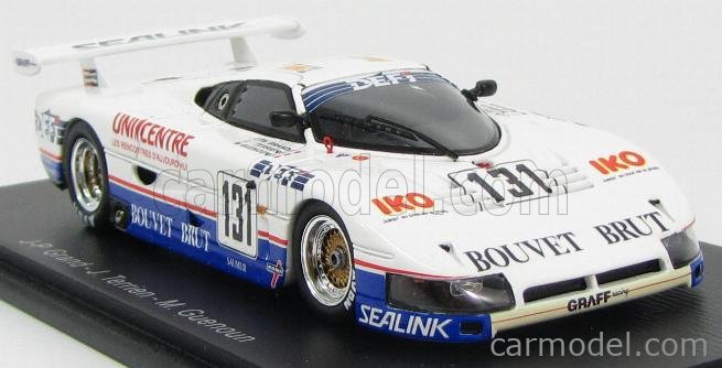 SPARK-MODEL S3587 Scale 1/43 | SPICE SE 87C TEAM GRAFF RACING N 131 24h ...