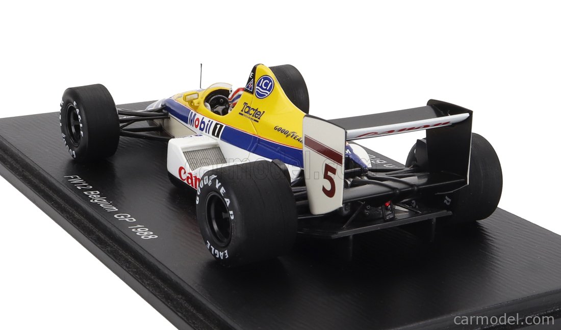 SPARK-MODEL S4027 Масштаб 1/43 | WILLIAMS F1 FW12 N 5 BELGIUM GP 1988 ...