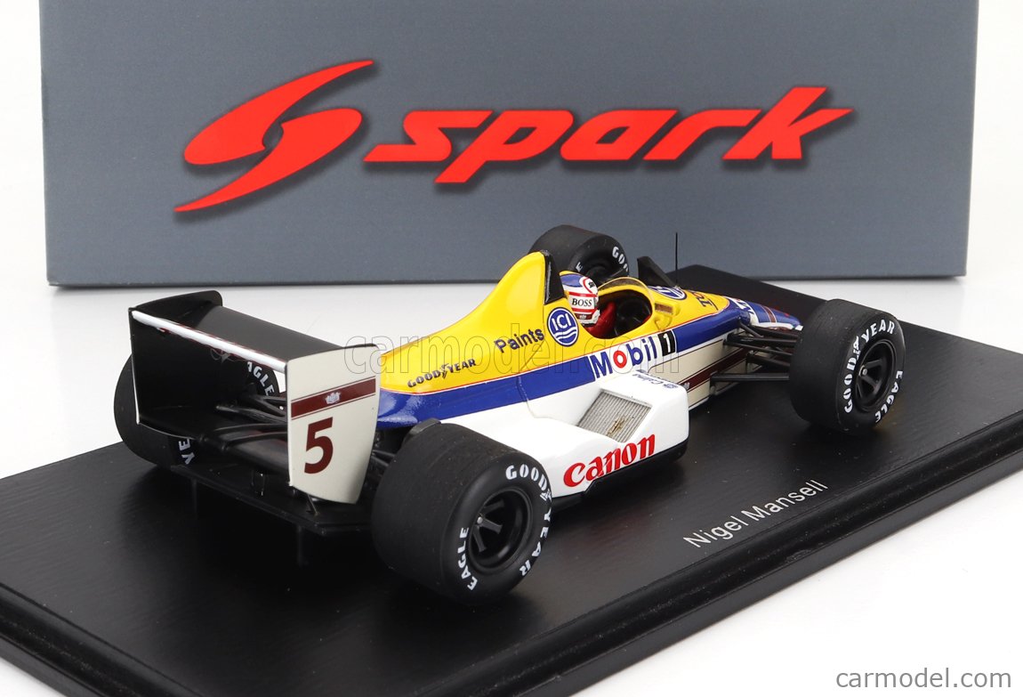 SPARK-MODEL S4059 Echelle 1/43 | WILLIAMS F1 FW12 N 5 2nd BRITISH GP ...