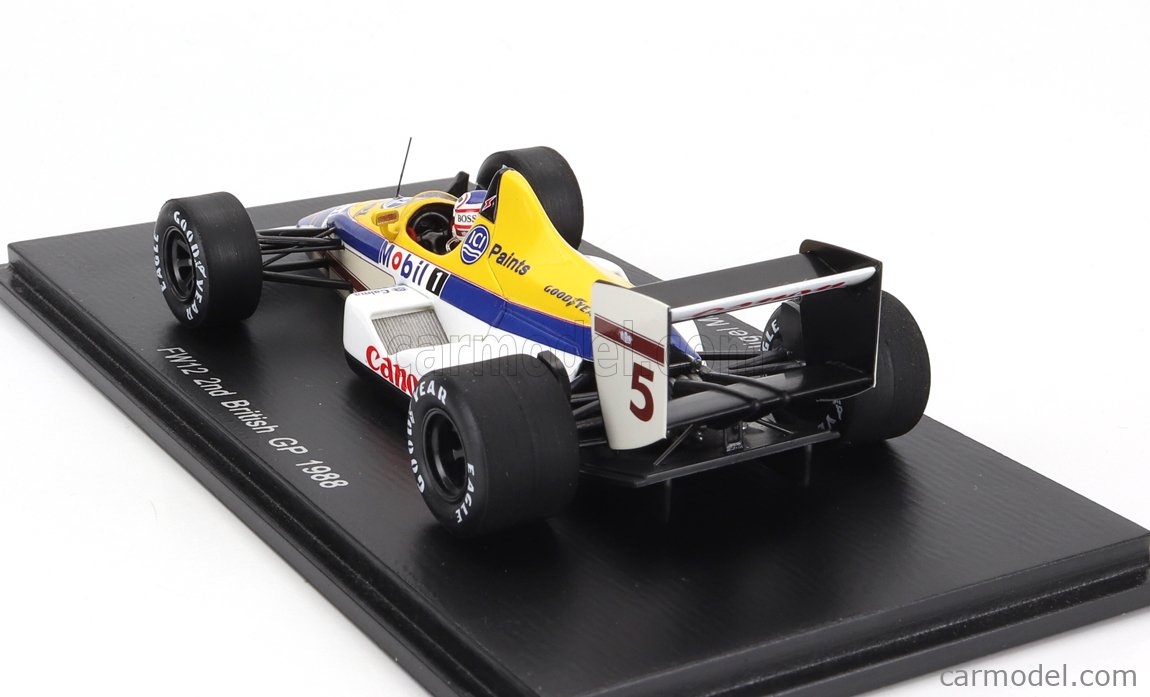 SPARK-MODEL S4059 Echelle 1/43 | WILLIAMS F1 FW12 N 5 2nd BRITISH GP ...